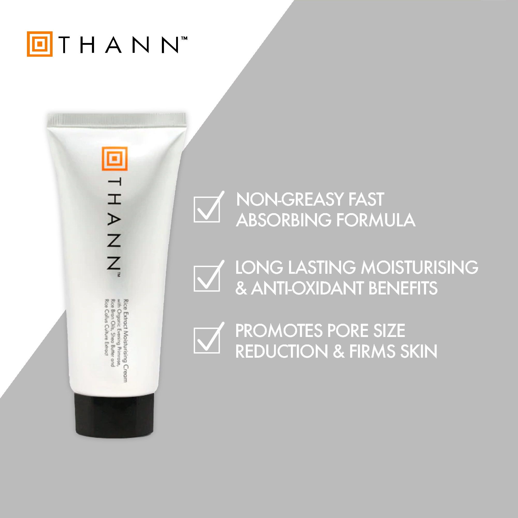 Rice Extract Moisturizing Cream 80g – THANN Singapore