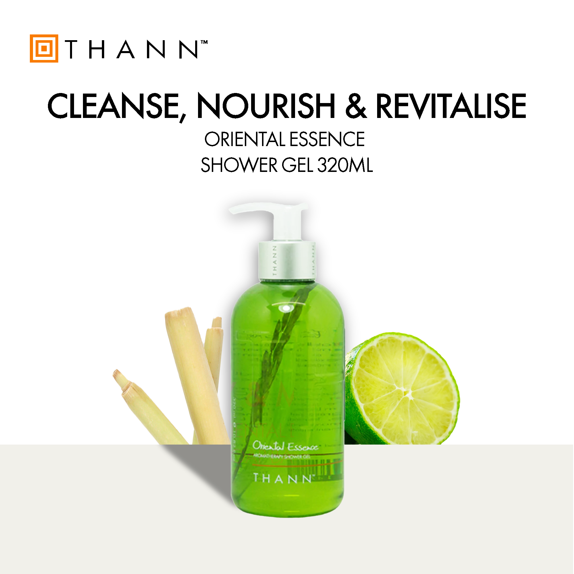 Oriental Essence Aromatherapy Shower Gel 320ml – THANN Singapore