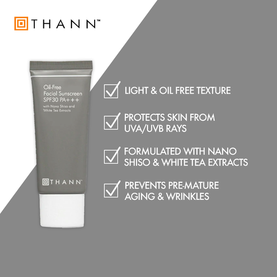 Oil Free Facial Sunscreen Spf30 40g – THANN Singapore